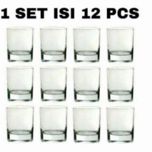 Jual Gelas Sloki Marines isi 12 pcs/Gelas Kaca Mini/ Sloki Glass ...