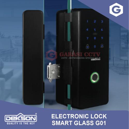 Jual Electronic Lock Dekkson G01 Smart Lock Glass , Wooden & Sliding ...