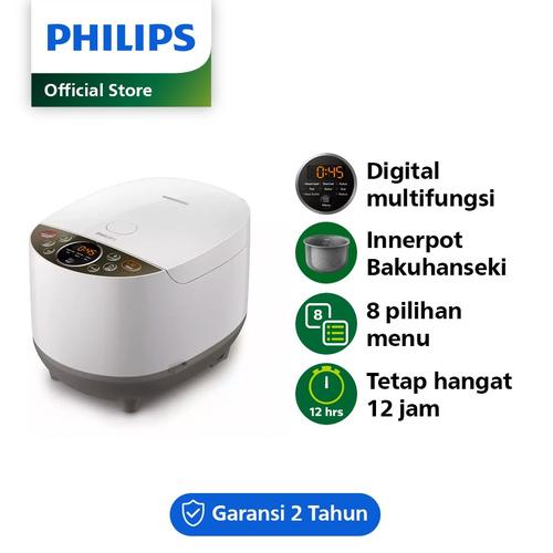 Jual Philips Digital Rice Cooker 1.8L PUTIH Magicom philip HD 4145 ...