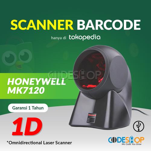 Promo OMNI DIRECTIONAL 1D ORBIT MK 7120 LASER BARCODE SCANNER DUDUK ...