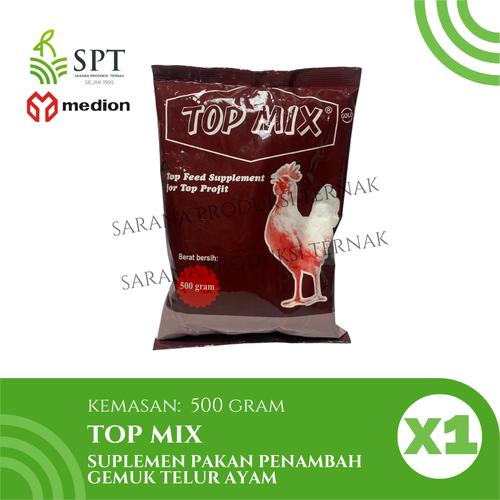 Jual MEDION TOPMIX 500 g TOP MIX CAMPURAN PENAMBAH GEMUK AYAM TELUR ...