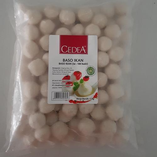 Jual Cedea Bola Ikan/Baso Ikan/Fish Ball isi 100pcs /1kg - Kota ...
