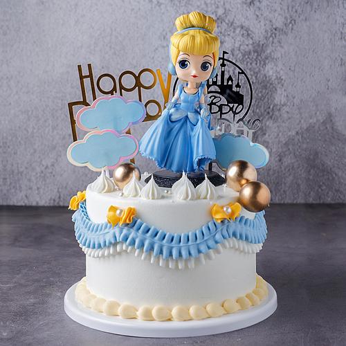 Jual Topper Cinderella/Topper Princess/Topper Figure Lucu/Hiasan Kue ...