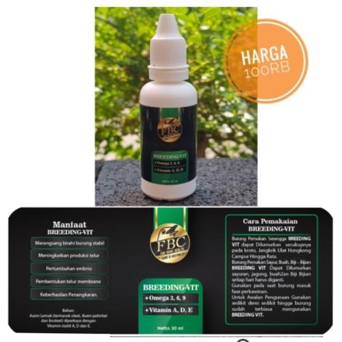 Jual breeding vit FBC vitamin ternak breeding untuk segala burung ...