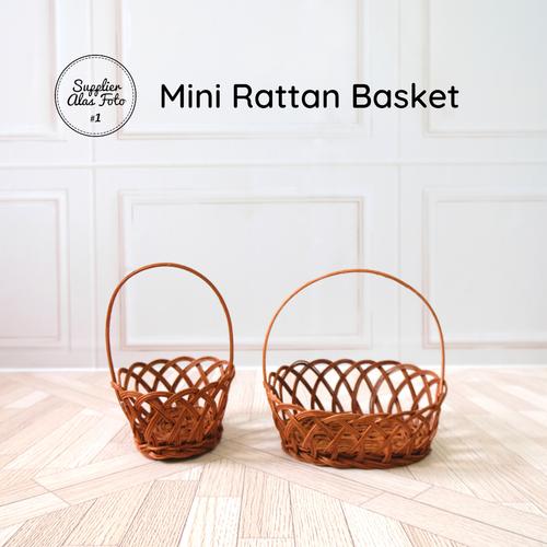 Jual mini rantang parcel bambu / keranjang rotan hampers / props foto ...
