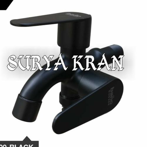 Jual Kran Shower/Kran Cabang BANO Stainless 304 Hitam / Black - BANO ...