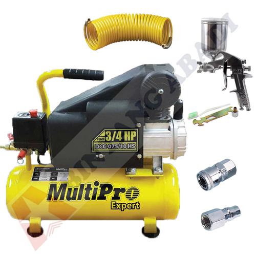 Jual MultiPro Kompresor Angin 3/4 PK + Set Perangkat Cat DCC-075/10 OW ...