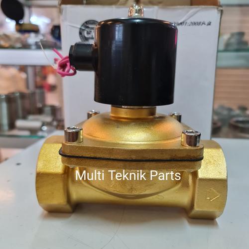 Jual Solenoid valve kuningan 2" inch AC220V Normally closed High Quality - Jakarta Barat - Multi ...