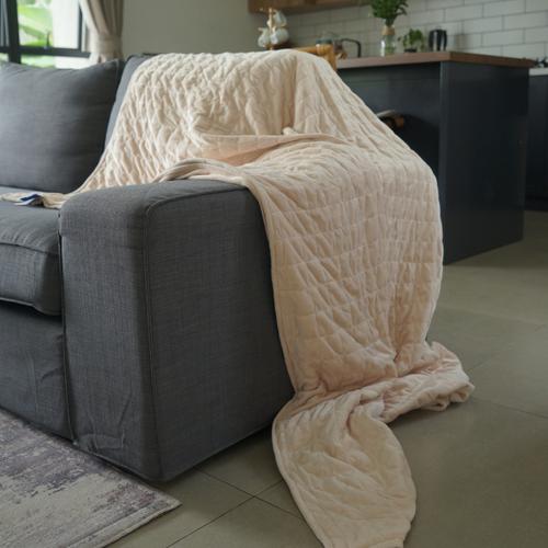 Jual Original Huggy Blanket - Queen (202x152cm) - Cream, 7KG - Jakarta ...