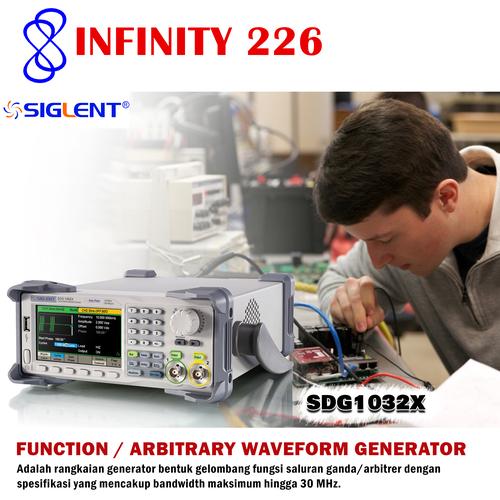 Jual Function, Arbitrary Waveform Generator 30MHz Siglent SDG1032X ...