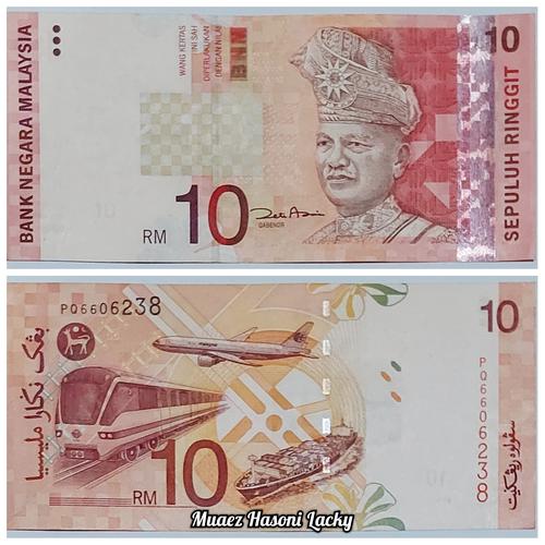 Jual Koleksi Ringgit Malaysia Pecahan 10 Old Series Original - Lipatan ...