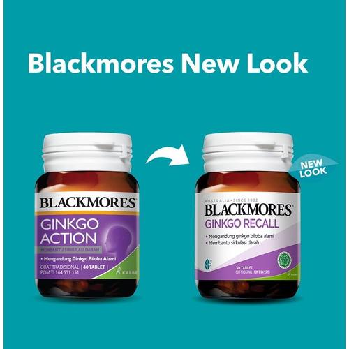 Jual Blackmores Ginko Forte 40 pcs Suplemen Kesehatan Otak - Kota ...