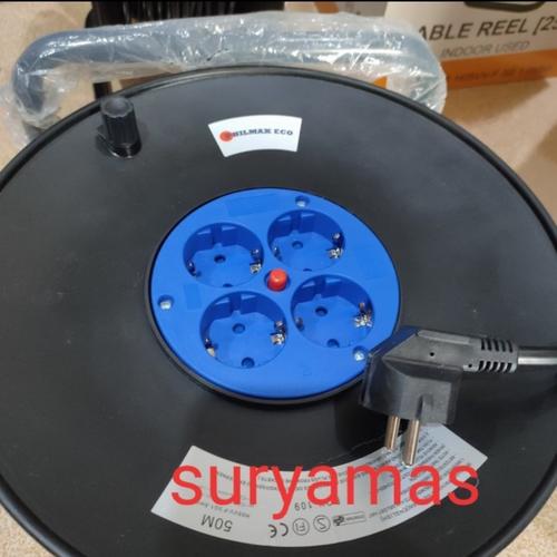 Jual Box Kabel Roll 25 meter Kabel Rol 25m Gulungan 4 stop kontak ...