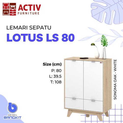 Jual Lemari sepatu Lotus LS 80 ACTIV (minimalis, aesthetic, modern ...