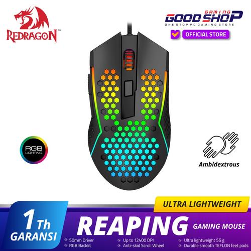 Jual Redragon Reaping Lightweight Wired - Gaming Mouse - Jakarta Pusat ...