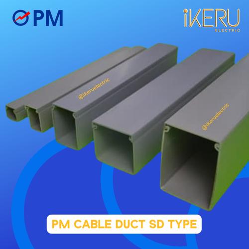 Jual PM KABEL DUCT/CABLE DUCT TUTUP ABU 25X25, 25X45, 32X32 - SD-0 ...