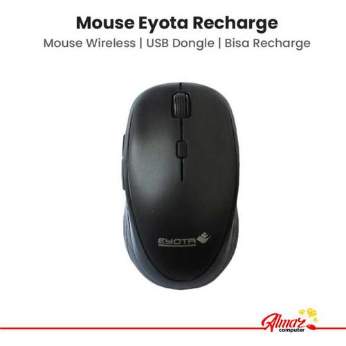 Jual Mouse Wireless Eyota 2.4Ghz Rechargeable Wireless Mouse - Kab ...