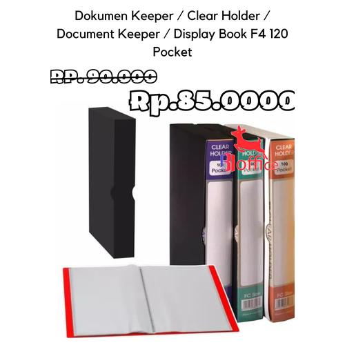 Jual Clear Holder / Dokumen Keeper / Display Book 120 Pocket Folio ...