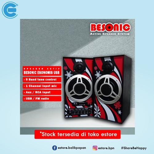 Jual SPEAKER BESONIC ECONOMI 5P SUBWOOFER USB BLUETOOTH SUBWOOFER ...