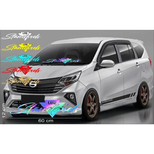 Jual Sticker Stiker Mobil LOW STANDAR hologram Simpleandlow - Kota ...