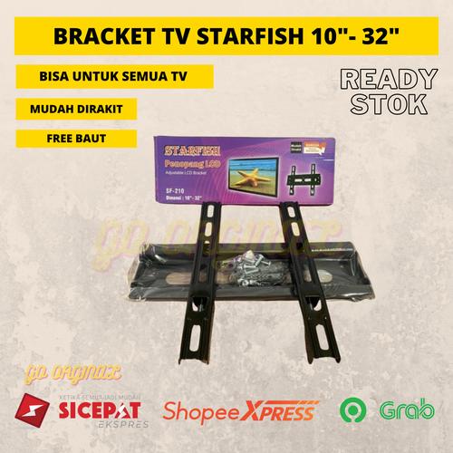 Jual Bracket Starfish TV Braket LCD LED 10" - 32" FIX - Jakarta Utara ...