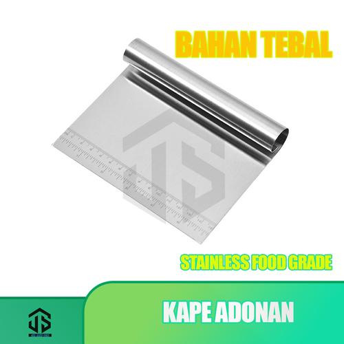 Jual KAPE ADONAN KUE STAINLESS SPATULA PISAU CUTTER ROTI KUE TART PIZZA ...