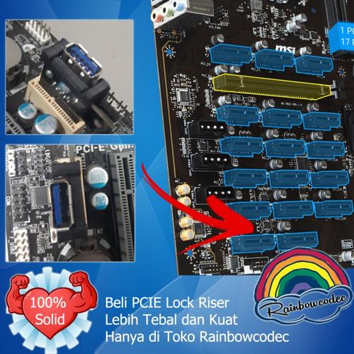 Jual PCIE Clip Lock Riser / Vga Mining Riser - Pesanan Besar - Merah ...