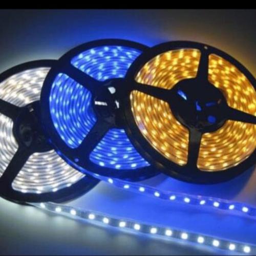 Jual Lampu led strip 5meter 5050 ip 33 indoor led selamg strip led ...