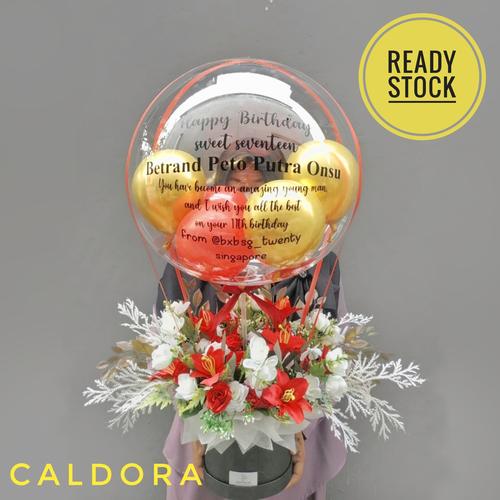 Jual EXTRA LARGE bouquet balon bucket balon buket balloon kado wisuda ...