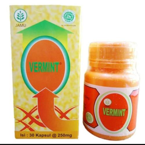 Jual Vermint 30 Kapsul/kapsul cacing/obat types /capsul typus - Kota ...