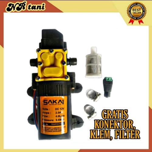 Jual DINAMO POMPA AIR 100 PSI JET CLEANER SPRAYER SAKAI 12V 5A 5 liter ...