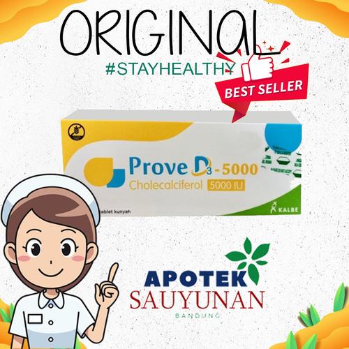 Jual PROVE D 5000 IU HARGA TERTERA PER STRIP - Kota Bandung - Apotek ...