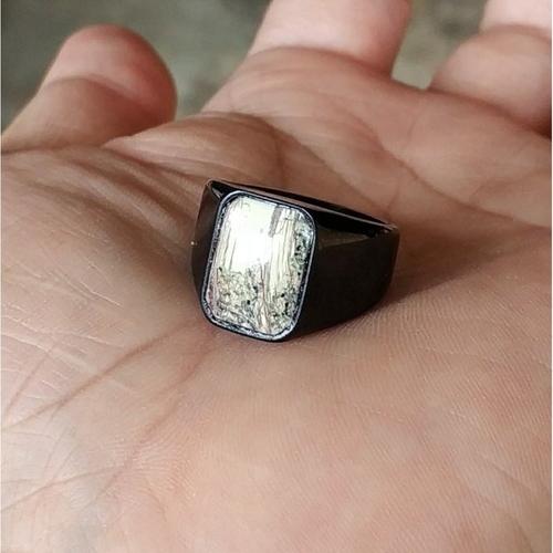 Jual CINCIN BATU AKIK NATURAL PIRUS - PYRUS AFGHANISTAN RING TITANIUM ...