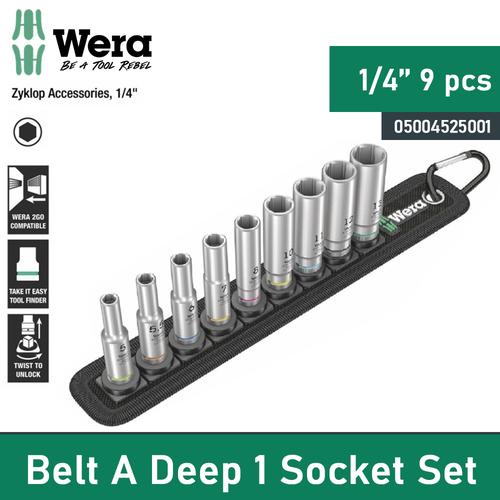 Promo Mata Sock Hex Kunci Shock Socket Set 1/4 Inch Drive Wera ...