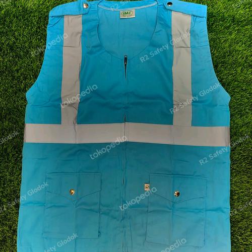 Jual Rompi Safety-Rompi Proyek -Warna Kuning -Rompi 2 kantong All size ...