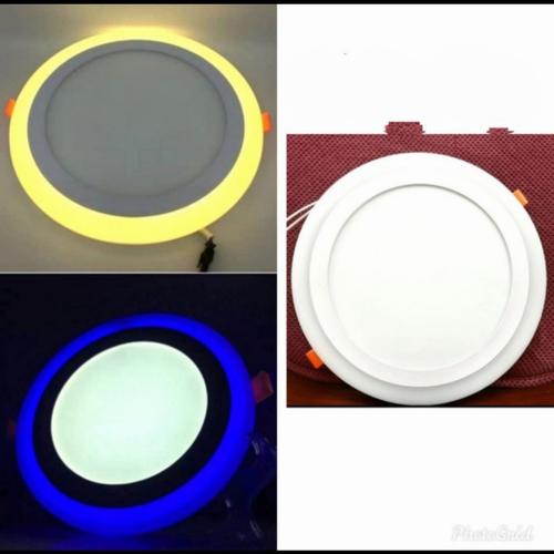 Jual lampu led panel downlight led 2warna 3w 4w 6w 12w 18w plafon 2 ...