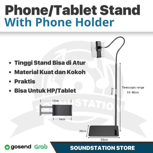Jual Stand HP/Tablet standing handphone berdiri dengan phone holder ...