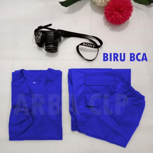 Jual Baju OK JOGGER Cargo Toyobo Scrub Lengan Kerut Seragam Medis ...