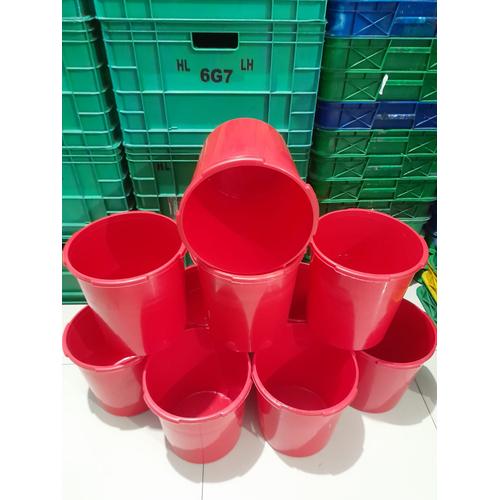 Jual Ember Es Krim Bulat 8 Liter Merah Ember Ice Cream Bulat 8 Kg Merah ...