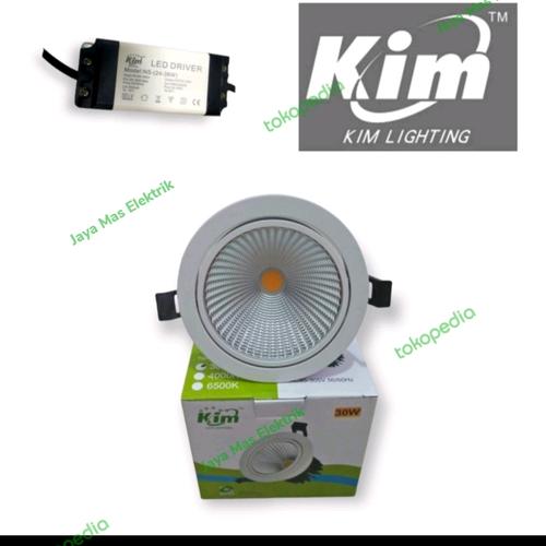Jual KIM Downlight LED COB 30w 30 watt 30watt SpotLight Cieling Light ...