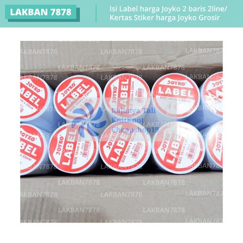 Jual Isi Label Harga Joyko 2 Baris 2 line/Kertas Stiker Harga Joyko ...