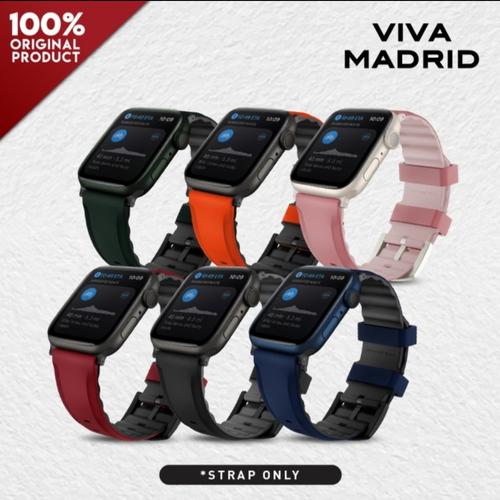Jual Apple Watch Strap 45mm / 42mm / 40mm - Viva Madrid Venture X Sport - Navy - Kota Medan ...