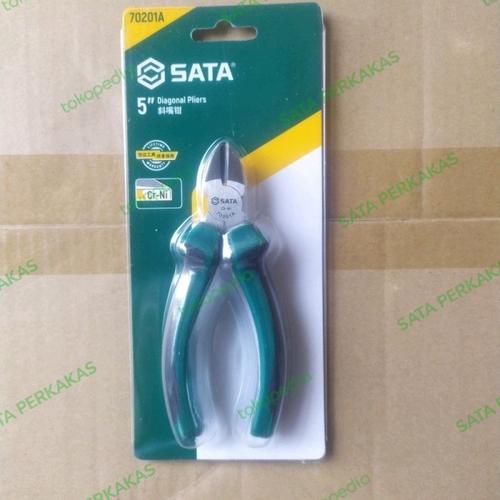 Jual TANG POTONG DIAGONAL 70201A DIAGONAL PLIERS 5 INCH SATA TOOLS ...