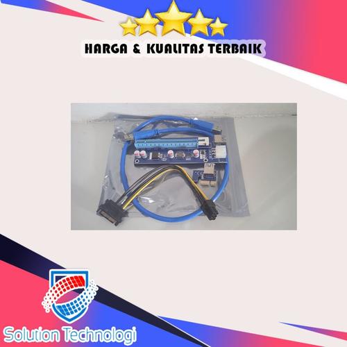 Jual RISER VGA PCI-e USB 3.0 PCI Express Mining Nvidia AMD Radeon ATI ...
