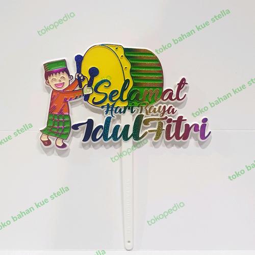 Jual CAKE TOPPER SELAMAT HARI RAYA IDUL FITRI - Kota Medan - TOKO BAHAN ...