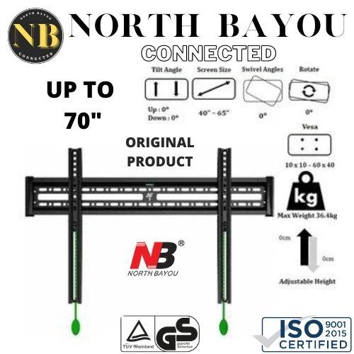 Jual BRACKET TV NBC3F / NBC 3F FIXED WALL MOUNT NORTH BAYOU 40-70 ...