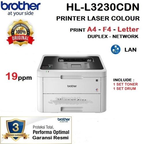 Jual Printer Brother Laser Colour HL-L3230CDN with Duplex Network - Jakarta Pusat - Asiatech ...