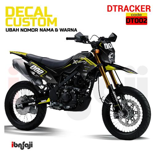 Jual Decal D-tracker full body desain custom nama nomor warna sponsor ...