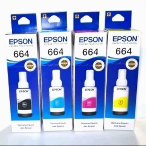 Jual Tinta 664 original varian warna (Bk,C,M,Y) - Hitam - Jakarta Barat - official tinta printer ...