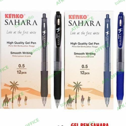 Jual Pulpen Gel kenko 0,5 Sahara Mirip Pulpen sarasa - Biru - Jakarta ...